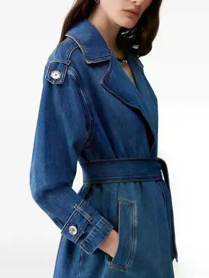 Liu Jo Denim Belted Trench Coat