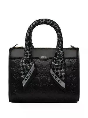 Amiri Ma Quad Micro Triangle Embossed Tote