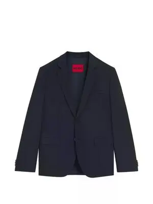 Hugo Single-breasted Blazer - Blue