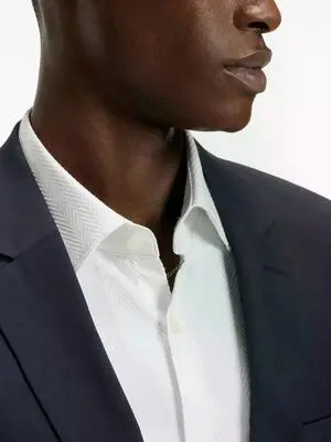 Hugo Single-breasted Blazer - Blue