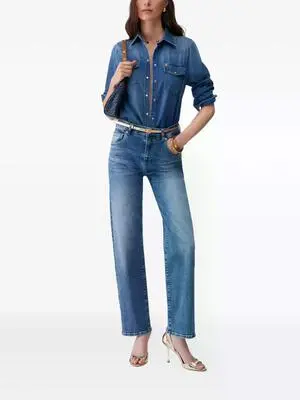 Liu Jo Stone-washed Straight Leg Jeans