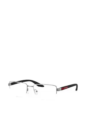 Prada Rectangle-frame Glasses - Silver