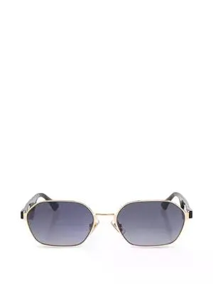 Etro Geometric-frame Sunglasses - Gold