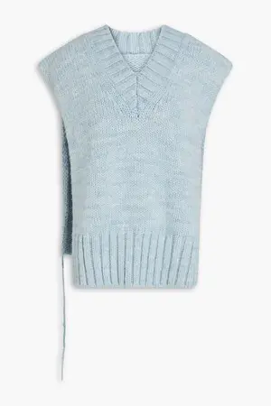 MAISON MARGIELA Alpaca, Cotton And Wool-blend Vest