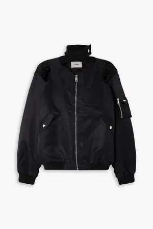 Coperni Cutout Satin Bomber Jacket