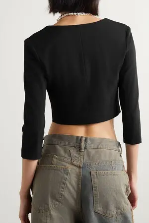 Acne Studios Cropped Twill Top