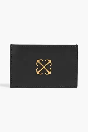 Off-White Jitney Leather Cardholder - Black