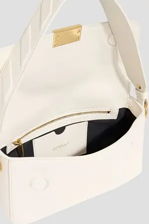 Off-White Binder Leather Shoulder Bag - Off-white