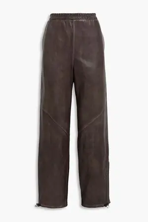 Acne Studios Leather Straight-leg Pants