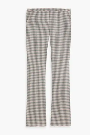 Women's Mid-Rise Linen Flare Pants