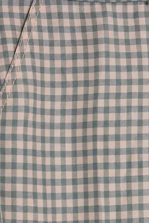 Acne Studios Gingham Linen-blend Jacquard Flared Pants