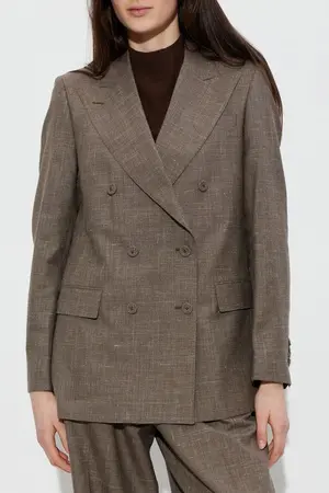 Officine Générale Sandra’ Wool Blazer - Brown