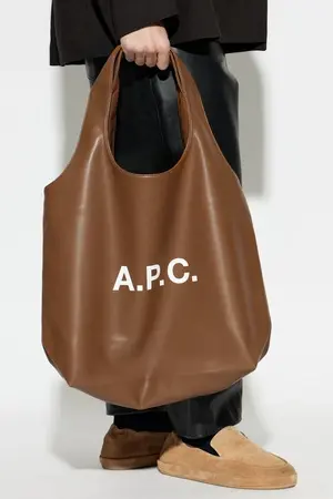 A.p.c. Ninon Shopper Bag - Brown