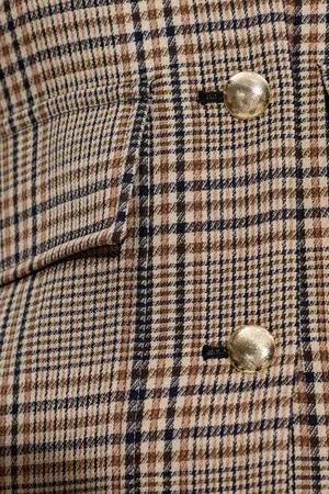 Paul Smith Checked Pattern Blazer - Brown