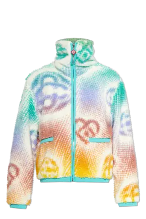 Casablanca Printed Jacket With Pockets - Multicolour