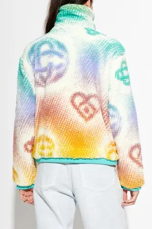 Casablanca Printed Jacket With Pockets - Multicolour