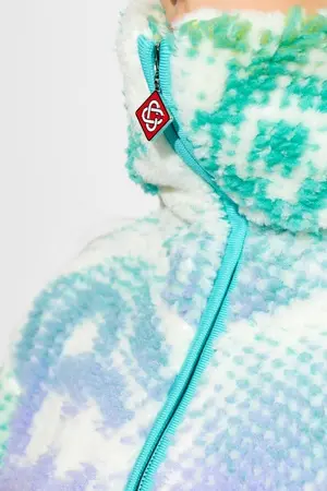 Casablanca Printed Jacket With Pockets - Multicolour