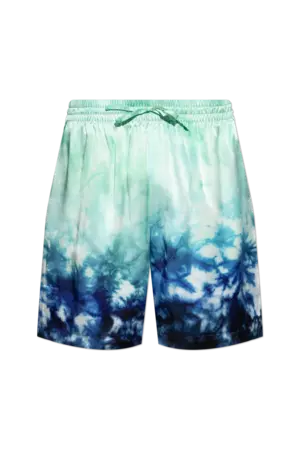 Casablanca Silk Shorts With Pocket