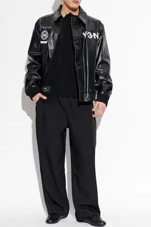 Y3 X Neighborhood Leather Jacket