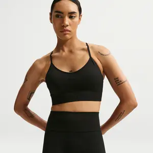 Nike Pro Seamless Dri-fit High-waisted 5" Biker Shorts - Black