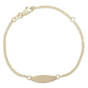 Benbridge Engravable Baby's Adjustable Bracelet - Yg