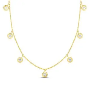 Roberto Coin Diamonds The Inch 7-station Necklace - Yg
