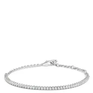 Benbridge Diamond And Chain Bracelet In 14k White Gold - Wg