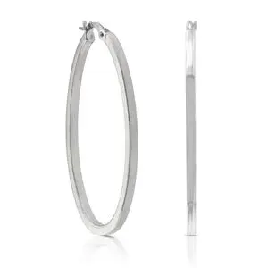 Roberto Coin 18k Gold Hoop Earrings - Wg