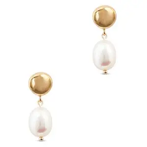 Benbridge Cultured Freshwater Pearl Drop Earrings - White