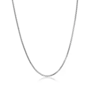 Benbridge 14k Hollow Round Box Chain 18 Inch - Wg