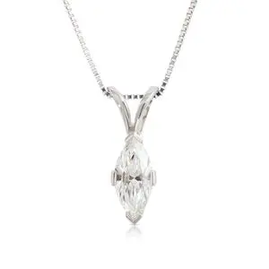Benbridge 1/2 Ct. Diamond Solitaire Pendant - Wg