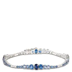 Benbridge Ombre Sapphire And Diamond Bracelet - Blue