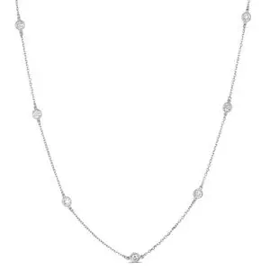 BENBRIDGE Round Diamond Stations Necklace