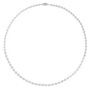 Benbridge 14k White Gold Diamond Station Necklace - Wg