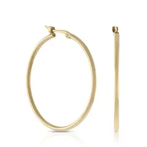 BENBRIDGE 30mm 14k Yellow Gold Hoop Earrings