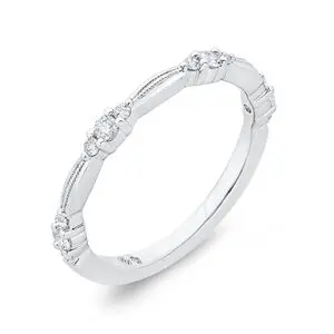 BELLA PONTE Diamond Band In 14k White Gold - Wg