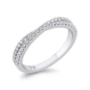 BELLA PONTE Diamond Band In 14k White Gold - Wg