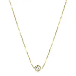 Roberto Coin Diamonds The Inch 1-station Necklace - Yg