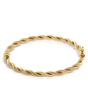 TOSCANO Twisted Rope Bangle Bracelet 14k - Yg