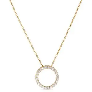 Benbridge Circle Diamond Pendant Necklace - H-j