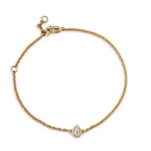 Benbridge Pear Cut Diamond Bracelet - Yg