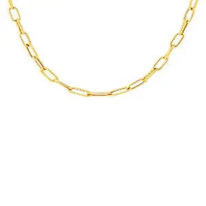 Roberto Coin 18k Yellow Gold Paperclip Link Chain - Yg