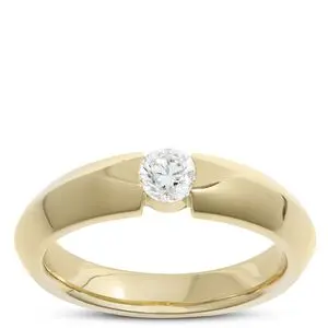 Benbridge Knife Edge Diamond Ring - Yg
