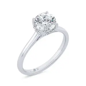BELLA PONTE Laser Inscribed Ikuma Canadian Diamond Engagement Ring - Wg