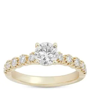 Benbridge Round Diamond Engagement Ring - Yg