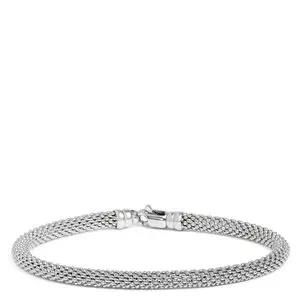 TOSCANO Popcorn Clasp Bracelet In 14k White Gold - Wg