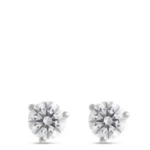 Benbridge Diamond Stud Earrings In 14k White Gold - Wg