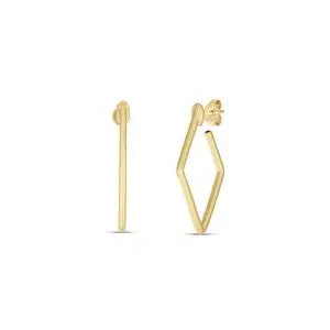 ROBERTO COIN Roberto Coin 18K Yellow Gold Hoop Earrings