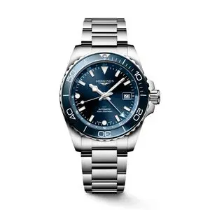 LONGINES Hydroconquest Gmt 41mm Watch - Stainless Steel