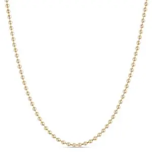 Benbridge 14k Gold 18-inch Bead Chain Necklace - Yellow